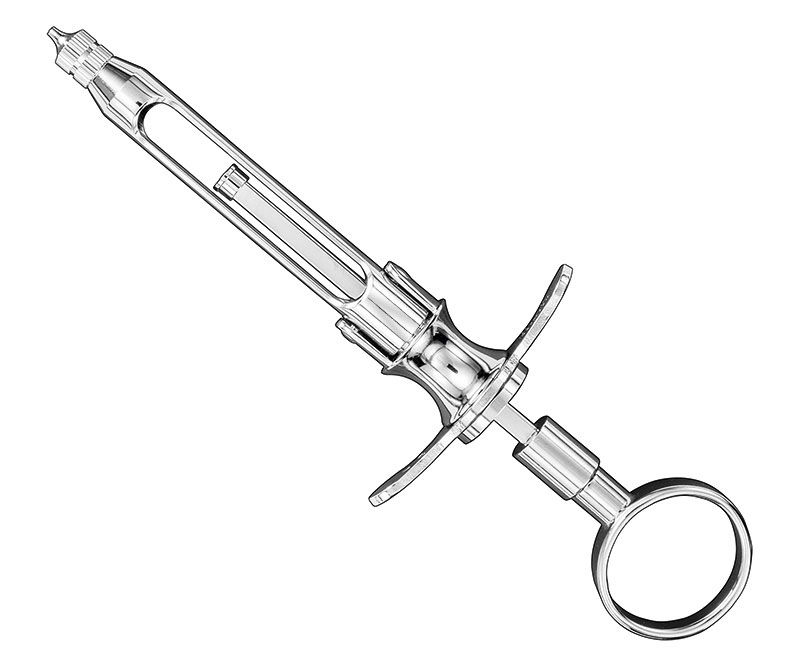 Ointment syringe, ring handle - Avior Dental